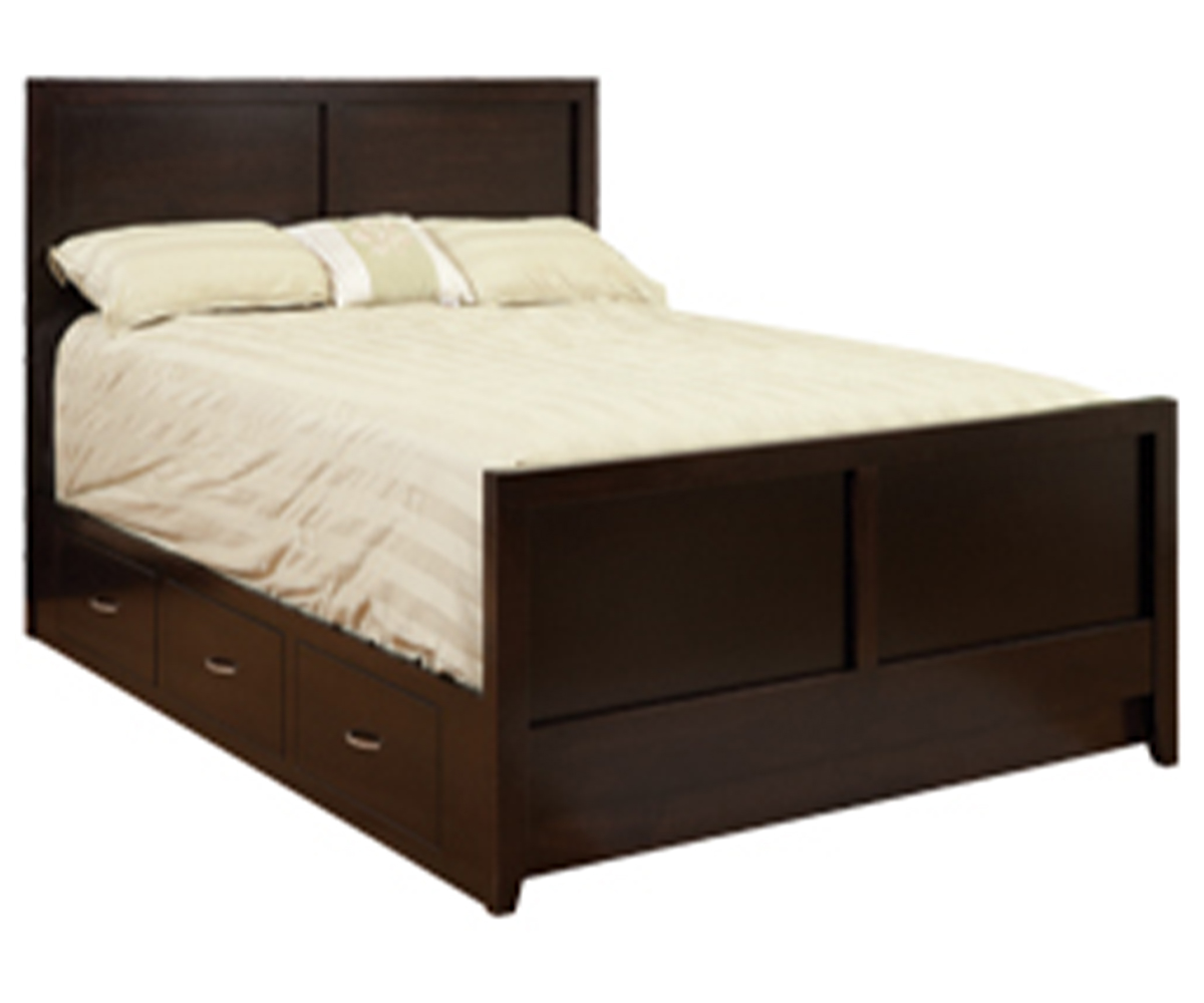 Tuscany Bed With Storage Rails | Twin Brook Furniture