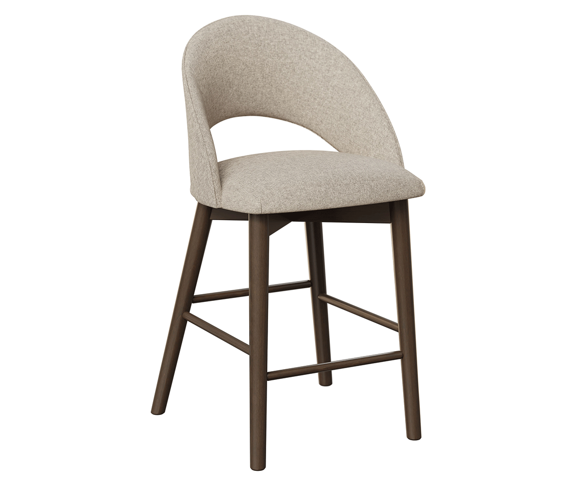 Oneida 24" Stationary Bar Chair | Twin Brook Furniture