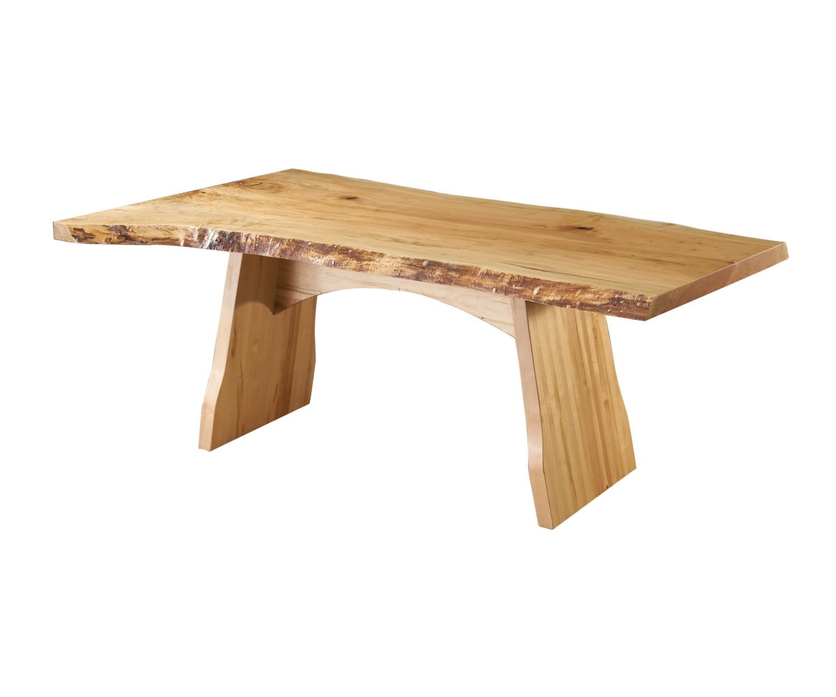 Wormy Maple Slab Table | Twin Brook Furniture
