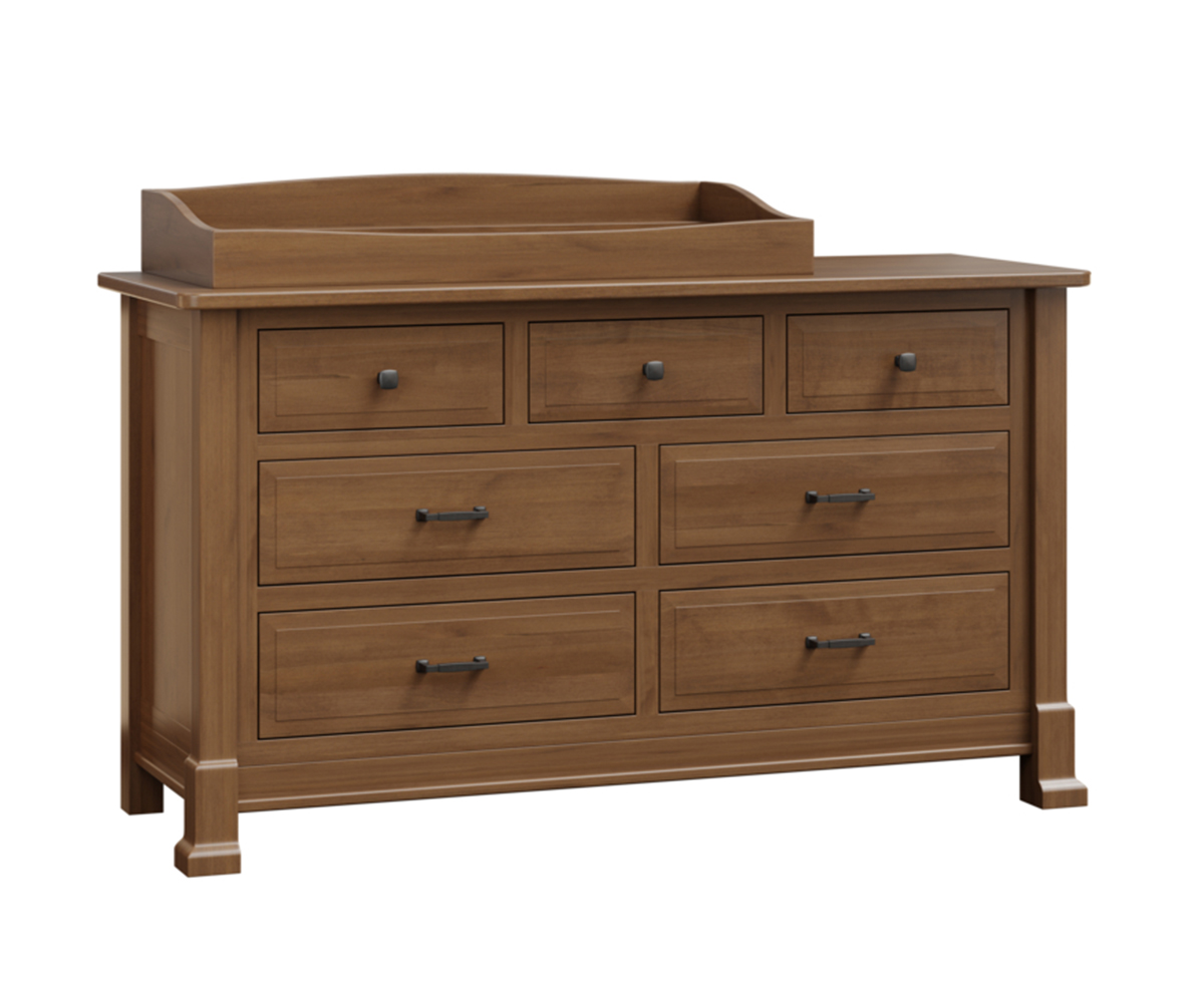 Mackenzie 7 Drawer Dresser With Changing Box Top Option | Twin Brook ...